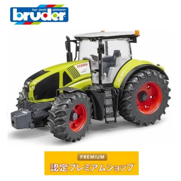 商品名：Bruder Claas Axion950 トラクター 03012サイズ：34.5ｘ18.0ｘ20.5cm 対象年齢：３歳〜材質：プラスチック、ゴムメーカー：BRUDER（ブルーダー）生産国：チェコタイヤ:着脱可能前輪：サスペンショ...