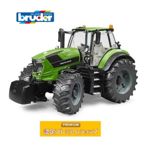 商品名：Bruder Deutz 8280 TTVトラクター 03160サイズ：35.7ｘ17.8ｘ20.8cm対象年齢：３歳〜材質：プラスチック、ゴム前輪：サスペンション構造・ハンドル連動（本体後部に補助ハンドル付属）牽引アタッチメント：...