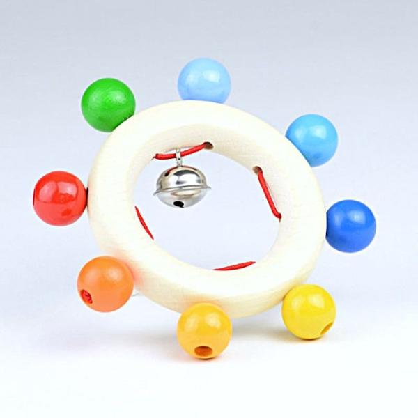 商品名：Gollnest&amp;Kiesel（ゴキ）フレアリング GK3840対象年齢：０歳〜サイズ:Φ11.5cm素材：ブナメーカー：Gollnest&amp;Kiesel（ゴルネスト＆キーセル）カラフルでシンプルな鈴付きのリングラトルです。