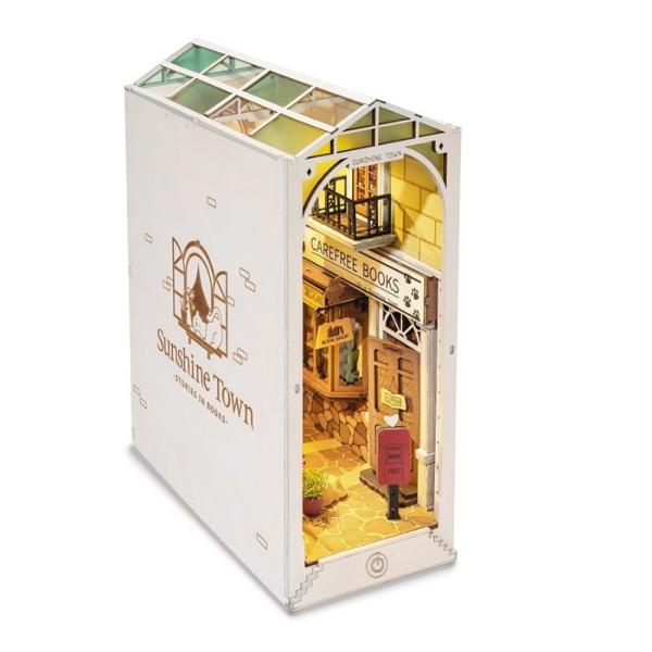 商品名：【日本正規品】Robotime サンシャインタウン 666704-TGB02【日本語説明書付き】・お客様によるDIY組み立てキットです（完成品ではありません）・日本語説明書付き・ピース数：246ピース・組み立て完成サイズ：185×1...