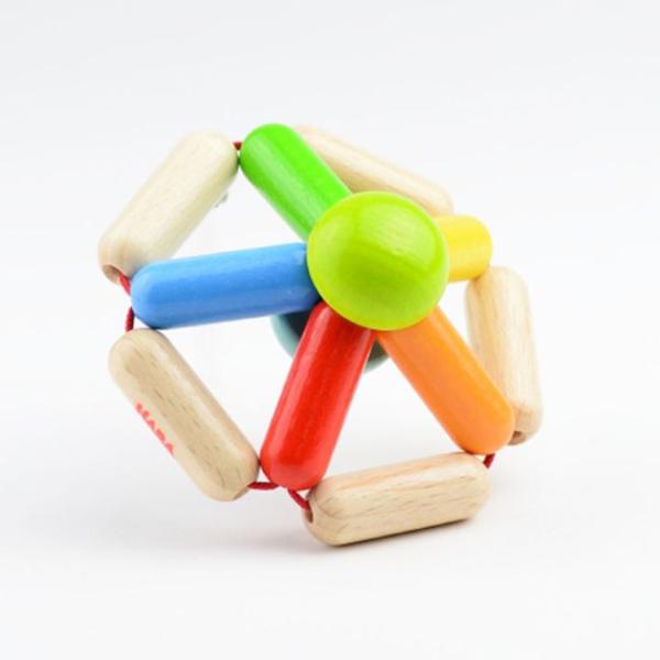 商品名：HABAラトル・ペッタン HA305578対象年齢：６か月からサイズ：φ8cm素材：ブナドイツ・ハバ社のベビーおもちゃです。隙間に指が通しやすく、持ちやすいラトルです。関連ワード： 木のおもちゃ 知育 ラトル HABA ハバ 誕生日...