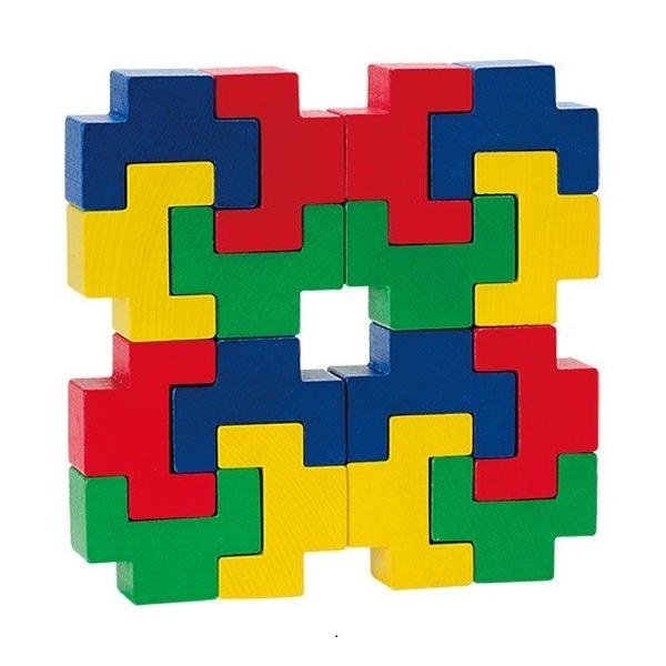 積み木 ブロック 知育玩具 商品名：レシオ（IL LECCIO）トーテム16 LE2003対象年齢：2歳〜サイズ：2.9×5.8×4.4cm数量　：16個材質　：カエデメーカー：IL LECCIO（レシオ）凸型積み木は、工夫次第でいろいろな...