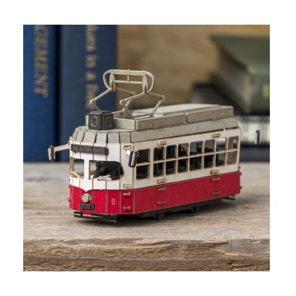 TRAVELERS CRAFT商品名：ペーパークラフト Making TRAM GMUNDEN メイキングトラム グムンデン 路面電車 TC-02対象年齢：１２歳以上完成サイズ：W3.3ｘＨ9.1ｘＤ4.2cm内容品：127ピース（4シート...
