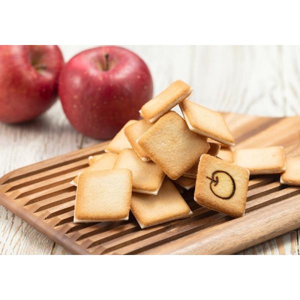 りんご風味の「オリジナルホワイトチョコレート」アーモンドが生きている「サクサク」と軽い食感のラングドシャ岩手県宮古産の「地塩」がかくし味◆内容量アップルサンド×12枚◆製造タルトタタン（岩手県）