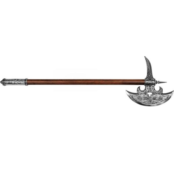 DENIX デニックス 6602 バトルアックスドイツ 15世紀75cm945gスペインDENIX社製※レプリカ模造刀剣ですので、刃はついておりません。金属と木で作られた斧の複製。 ドイツ南部の騎兵隊が使用していたレイヴンピークとして知られ...
