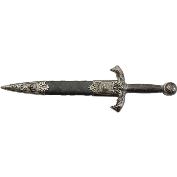 DENIX デニックス 4139/NQ アーサー王 ダガー ザ・エクスキャリバー シルバーゴールド 44cm 915g 生産国 スペイン西洋剣レプリカ※レプリカ模造刀剣ですので、刃はついておりません。青い地中海メノルカ島に工場を有し、世界中...
