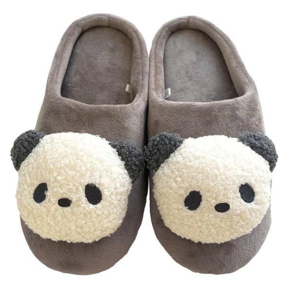 スリッパ 室内 ルームシューズ レディース かわいい あったか スリッパ 動物 シュナウザー シマエナガ うさぎ パンダ 室内履き 冬 起毛素材 小さめサイズ 家族 おそろい 来客用 ギフト プレゼント おしゃれ 滑り止めなしまるでぬいぐる...