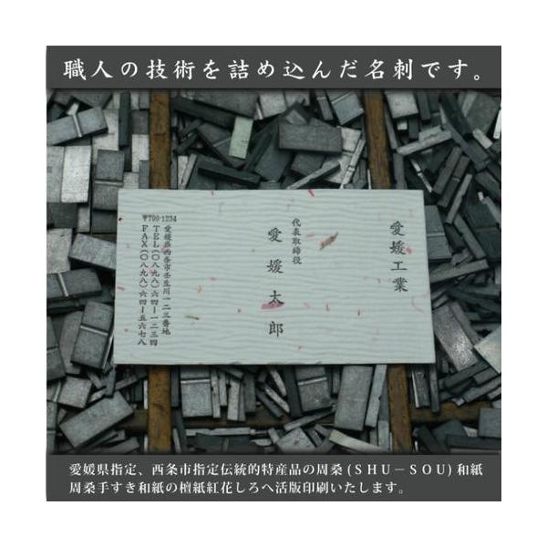 【サイズ】91mm×55mm【内容量】100枚【素材】檀紙紅花しろ【概要】【紙】職人の手によって一枚ずつ手すきで作られた和紙です。和の落ち着きがあり、「ちりめんシボ」しわ・おうとつの付いた上品な風合いから温かさがにじみでます。活版印刷の刻印...