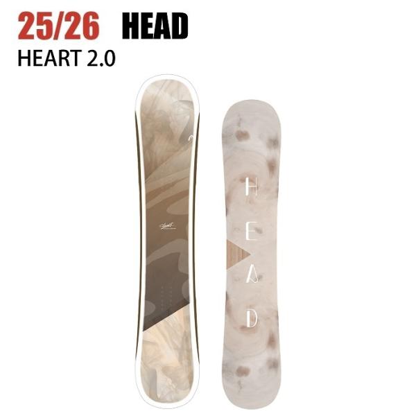 [商品名] 2025/2026 HEAD HEART2.0[サイズ] 138/142/147[カテゴリ] フリースタイル/グラトリ/ラントリ/パークフリーランメインにレベルアップしたいライダーへ！細めのウエストで柔軟なトーションを持ち、低速...