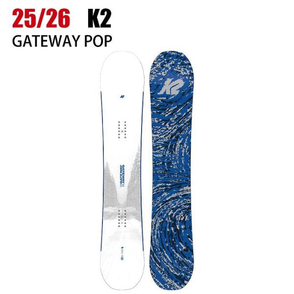 [商品名] 2025/2026 K2 GATEWAY POP[サイズ] 150/153/156/157WIDE/159/160WIDE/162/164WIDE[カテゴリ] オールラウンド/フリースタイル/パウダー/カービング/フリーライドゲ...