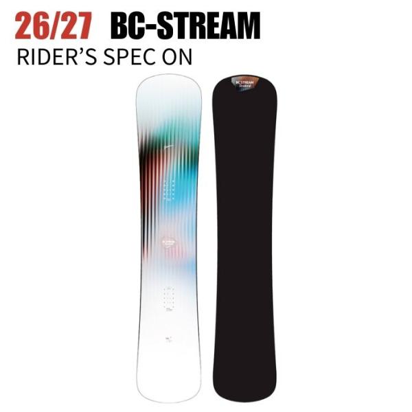 【発売日：2026年12月01日】[商品名] 2026/2027 BC-STREAM Riders Spec ON[サイズ] 147/152[カテゴリ] オールラウンド/フリースタイル/カービング/フリーライド■女子専用、遊べるカービング女...