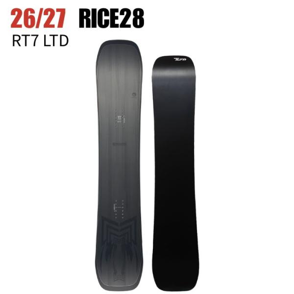 【発売日：2026年12月01日】[商品名] 2026/2027 RICE28 RT7 LTD[サイズ] 151/154[カテゴリ] フリースタイル/グラトリ/ラントリ/パーク新型RT7は、RICE28プランドのオールラウンド系モデル「RT...