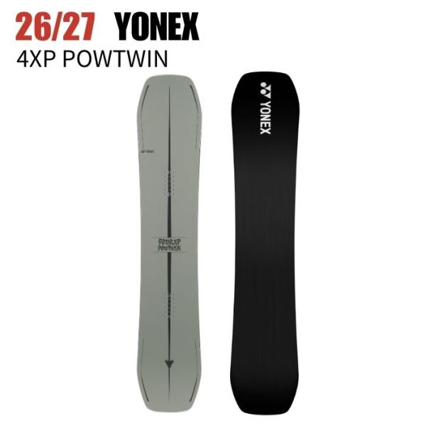 【発売日：2026年12月01日】[商品名] 2026/2027 YONEX 4XP POWTWIN[サイズ] 155WIDE/158WIDE[カテゴリ] オールラウンド/パウダー/カービング/フリーライドパウダーもバークも攻めるツインバフ...