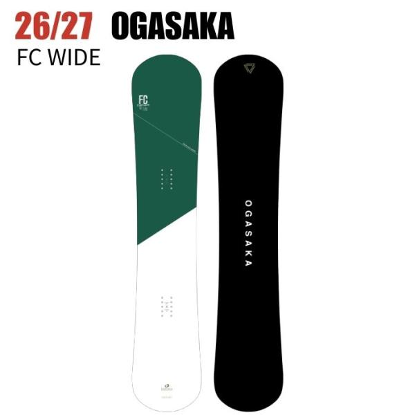 【発売日：2026年12月01日】[商品名] 2026/2027 OGASAKA FC WIDE[サイズ] 157WIDE/160WIDE/163WIDE[カテゴリ] オールラウンド/フリースタイル/カービング/フリーライド「FC」は、19...