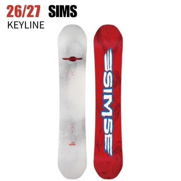【発売日：2026年12月01日】[商品名] 2026/2027 SIMS KEYLINE WHITE[サイズ] 148/151/154/156/159/162W[カテゴリ] フリースタイル/グラトリ/ラントリ/パーク遊び心満載、繊細な板捌...