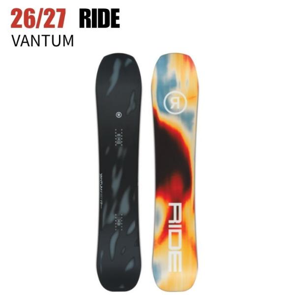 【発売日：2026年12月01日】[商品名] 2026/2027 RIDE VANTUM[サイズ] 145/148/151/153/155/157/159/162/166[カテゴリ] オールラウンド/パウダー/フリースタイル/カービング/パーク