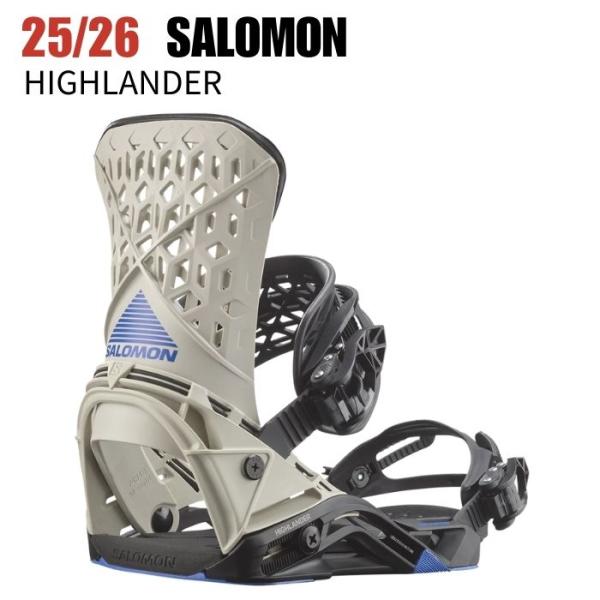 [商品名] 2025/2026 SALOMON HIGHLANDER[サイズ] S/M/L[カテゴリ] オールラウンド/フリースタイル/カービング/フリーライドオールマウンテンに対応する軽量で反応性に優れた Highlander ビンディン...