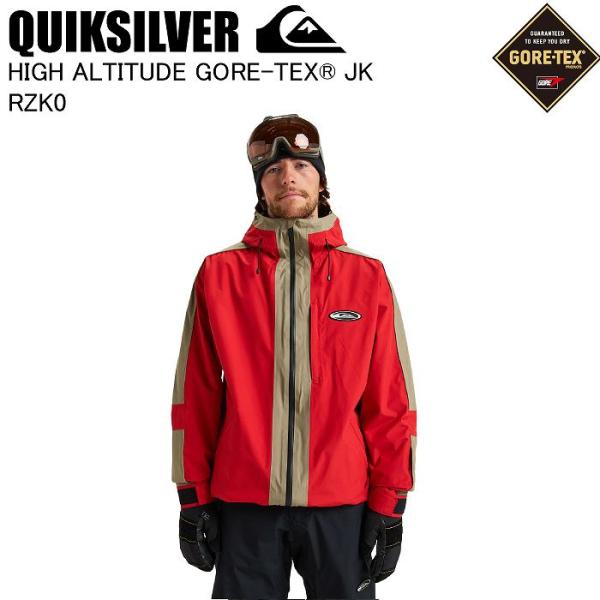 90年代のQUIKSILVERアーカイブからインスパイヤーされたHIGH ALTITUDEコレクションに、高い防水性・防風性、そして透湿性を持つGORE-TEX　2レイヤージャケットが登場。非常に軽い着用感とレトロな雰囲気がライダーにも大人...