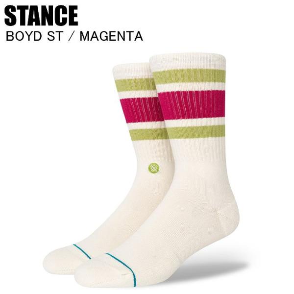 コーデしやすいシンプルデザインに耐久性をプラス！上質のコームドコットンを使用し、柔らかで滑らかな肌触りを。磨耗の激しいつま先とかかと部分には、スタンス独自の優れた耐久性を持つ新素材『インフィニット』を採用。通常のモデルより5倍の耐久性を実現...