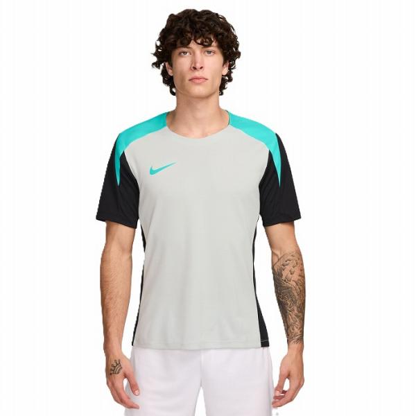 速乾性に優れた半袖シャツ。Dri-FITテクノロジーが、肌から汗を逃がしてすばやく蒸発させ、さらりと快適な状態をキープ。■本体:ポリエステル100%■カラー:PHOTON DUST/BLACK/DYNAMIC TURQ