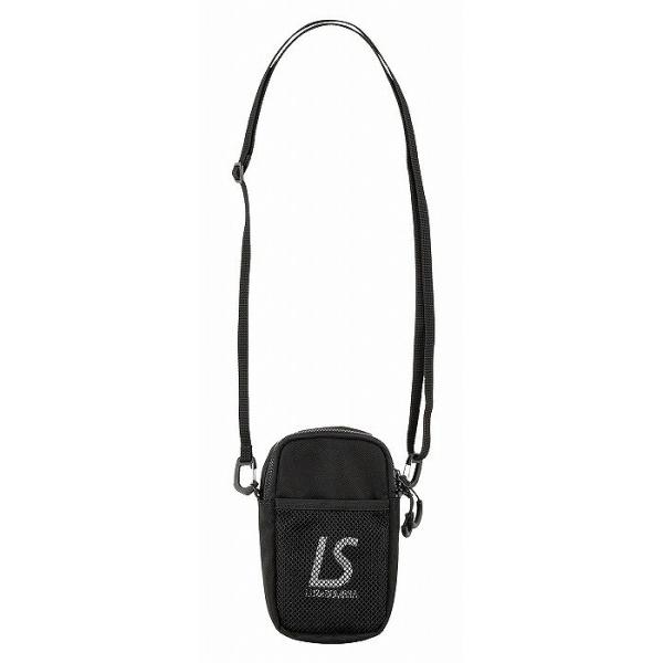 スマートフォンなど本当に必要なアイテムだけを持ち運べる使い勝手の良いショルダーバッグです。Size：W約9.5cm×H約17cm×D約3cm容量:約0.5L重量:約100g■素材：ポリエステル100%■カラー：ブラック