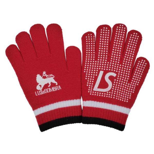 Jr STANDARD KNIT GLOVEをベースにZIONのロゴを使用したJr向けグローブ。リブのカラーリングがアクセントに。■素材：アクリル80% ナイロン15% ウール5%■カラー：レッド