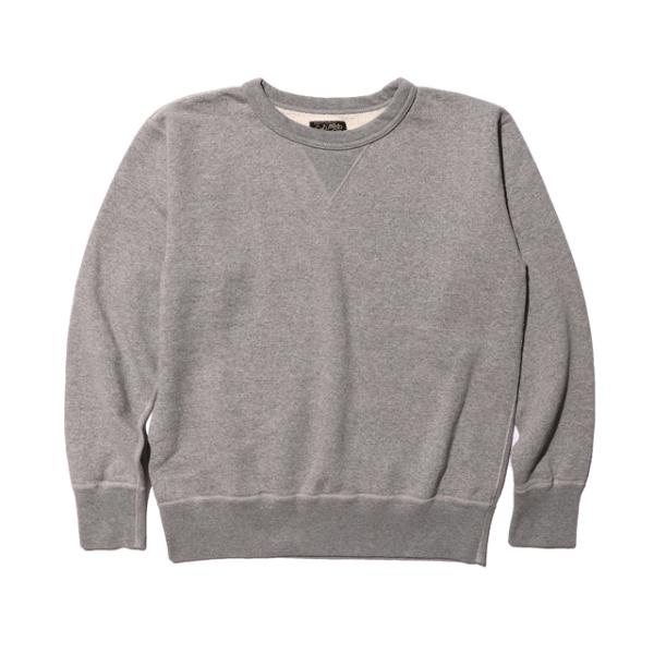 COLIMBO/コリンボ Jacksonville Athle Shirt Heather Gray稀少な”吊り編み機”で編み上げられた裏毛ボディを使った、スウェットシャツ。形はオールドスタイルで、首元フロントは三角形にカットして別の生地を...