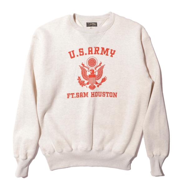 COLIMBO/コリンボ Keystone Sweat Shirt =U.S.ARMY= Oatmealコリンボより稀少な”吊り編み機”で編み上げられたベビーウエイト裏毛ボディを使った25FWスウェットシャツ。ベビーウエイトボディでしっかり...