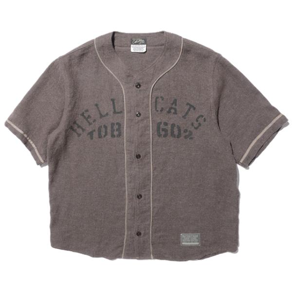COLIMBO/コリンボ Doolittle Base Ball Shirt =Custom "HELL CATS"=Deep Brownコリンボより、リネンとウールの混合生地を使用したベースボールシャツ。生地にリネンとウールの混合生地で独...