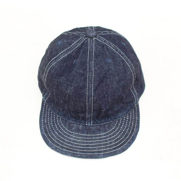 HIGHER/ハイヤー SELVEDGE DENIM CAP ONE WASH無骨なセルヴィッジデニムを使った６枚パネルのベースボールキャップ。ブリム(ツバ)に樹脂ワイヤーが仕込んであり、上げても・下げても、折り加減で異なる表情を演出できま...