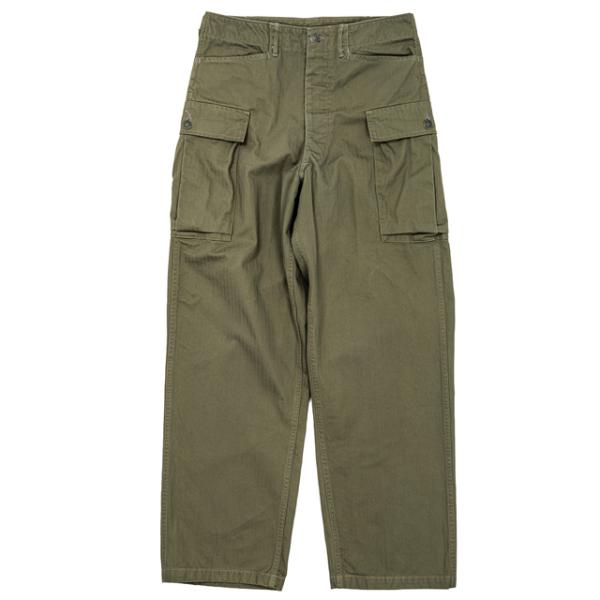WORKERS M43 Trousers Mod OD HerringboneワーカーズよりM-43 TROUSERSをベースにアレンジされた26年アイテム。生地は9.8オンス・コットン100％・ヘリンボンが使用されており、雰囲気を感じる素...