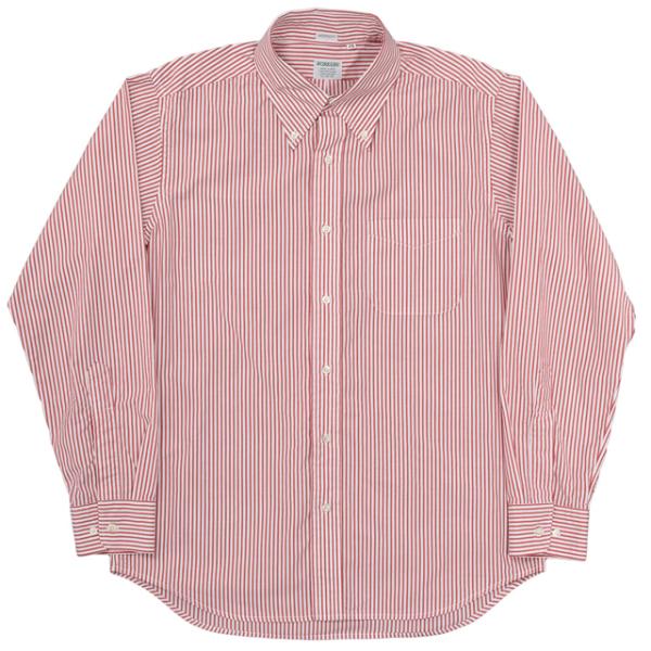 WORKERS/ワーカーズ Modified BD Red Stripe Broadcloth2020年更新でよりネック回りが2センチ大きくなりネクタイと締めやすくなったModified Fit BD21S/SモデルのBroadclothは...