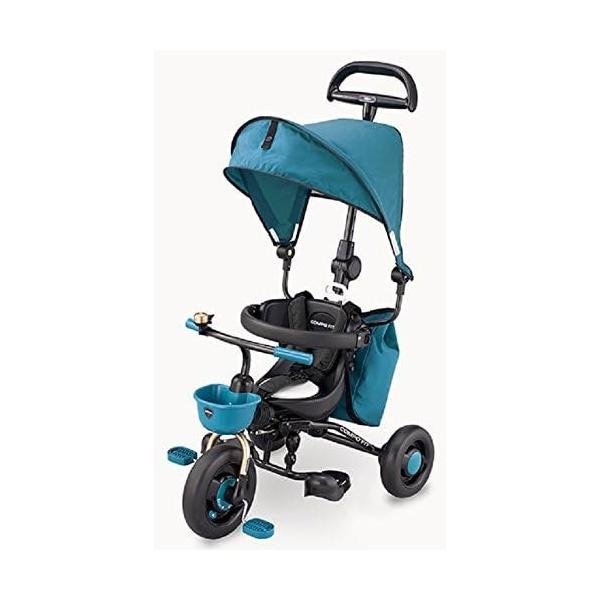 「商品状態」開封しましたが、未使用のお品でございます。「商品情報 (新品の場合) 」1) かじとり機構、ガード、ステップ、バッグなどフル機能を備えてなおかつ折りたためるハイグレード三輪車です。「機能は欲しいけど大きくてじゃまだな・・・」と悩...