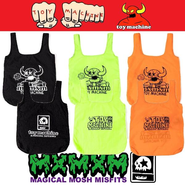 ■カラー：BLACKORANGEL.GREEN■サイズ：FREE [ 縦58cm / 横40cm / 底マチ6cm / 持ち手18cm ]--------------------トイマシーンとMAGICAL MOSH MISFITSのアイコ...