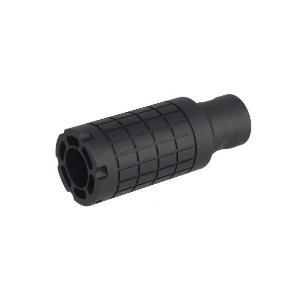 【Linear Compensator Gen.2デザイン】前方排気構造を再現したタクティカルなコンペンセーターで、外観を一気に強化！<BR>【14mm逆ネジ対応】AK・AR・SMGなど、14mmCCW対応の幅広いエアソフトガン...