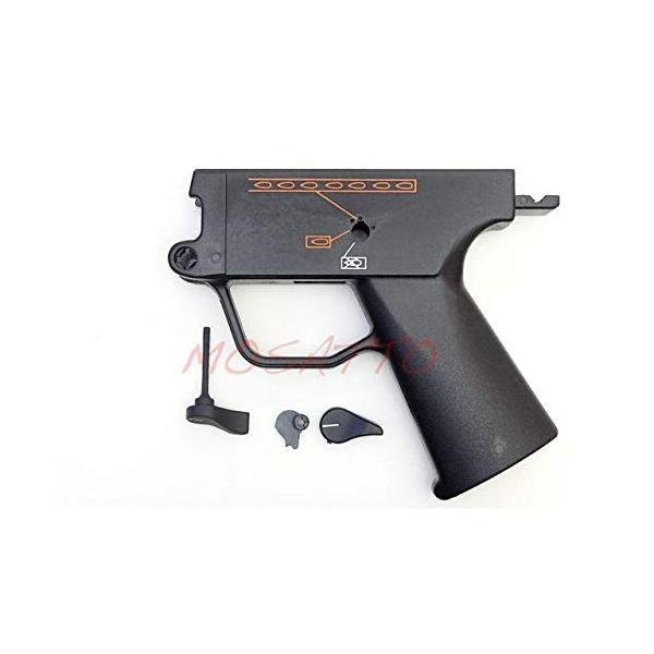 - MP5A2〜SD6まで対応する高互換グリップ- EG1000モーター対応設計で安定動作- 強化ファイバー素材で軽量＆高耐久- セレクター付属で操作性向上- 装備再現・補修・カスタムに最適な純正互換パーツMP5 A2 グリップ MP5 A...