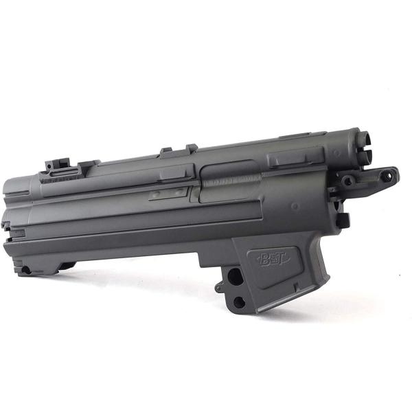- MP5／SWAT仕様対応のB&amp;T刻印入りメタルレシーバー- 東京マルイスタンダード電動ガンに装着可能（※次世代不可）- 高剛性アルミダイキャスト製で耐久性・消音性に優れる- 左右分割式フレームでリアルな外観を再現- 補修・カスタ...