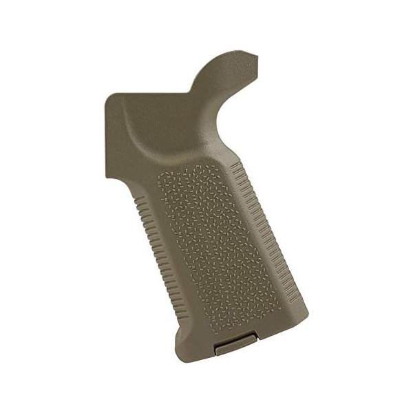 - リアル刻印モデル- MAGPUL MOE-K2タイプのリアル外観ピストルグリップ- 垂直寄りの角度でPDWやショートLOPライフルに最適- TSPテクスチャー加工で高いグリッピング性能- スタンダードM4電動ガン規格に対応（調整が必要な...