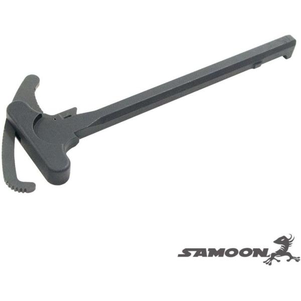 【L119A2仕様タクティカルデザイン】英国特殊部隊モデルで知られるL119A2スタイルのチャージングハンドル【特大ラッチで操作性UP】グローブ着用時でも掴みやすく、片手で素早く引ける大型ラッチを採用！【GHK M4 GBB専用設計】GHK...