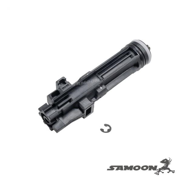 - GHK M4 GBBシリーズに対応したV3仕様ローディングノズル（ロングタイプ）- ロングタイプ設計で弾道安定性と初速向上に貢献- 高気密構造でガス漏れを防ぎ、作動信頼性を強化- 高耐久ポリマー製で繰り返し使用でも摩耗しにくい構造- 精...