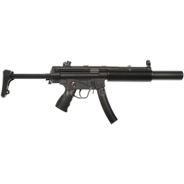Classic Army（クラシックアーミー）製のMP5SD3 ハンドガードを装備したバリエーションです。アッパーレシーバーは金属製、ロアレシーバー、及びストック、ハンドガードは樹脂製です。マガジン装弾数：200発 【バッテリーはストック内...