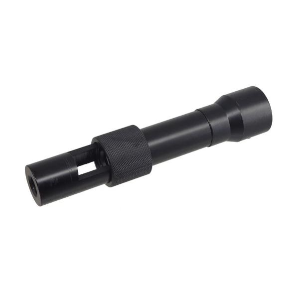 - MK12 SPRスタイルを再現したロングタイプフラッシュハイダー- 14mm逆ネジ対応でM4 / M16 / MK12 SPR AEGに装着可能- スチール製で重量感と剛性を兼ね備えたリアル質感- 全長約62mmのロングサイズでSPRカ...