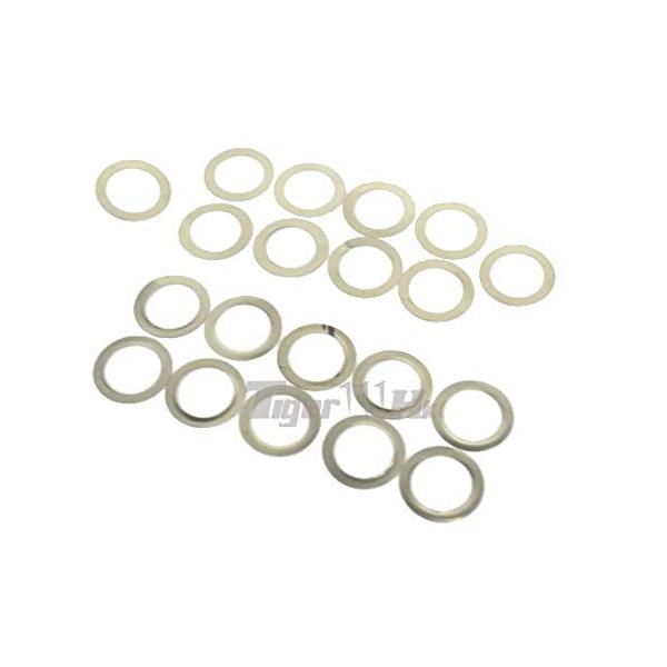- 0.03mm／0.10mm厚のステンレス製シムを各5枚ずつ同梱（計10枚）- 外径20mm×内径14mmの高精度サイズ設計- アウターバレル・サイレンサー・ハイダーの隙間調整に最適- 耐摩耗性・耐腐食性に優れたステンレス構造- 補修・カ...