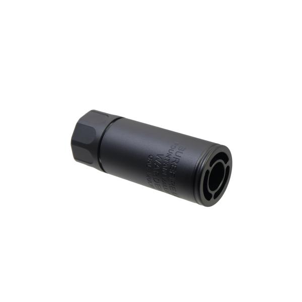 - SOCOM SUREFIRE RC2タイプのダミーサプレッサー（マイクロミニサイズ）- リアル刻印入りで細部までこだわった外観- 14mm逆ネジ仕様で電動ガン・GBB・ハンドガンに幅広く対応- 軽量アルミ構造で外装強化と重量バランスを両...
