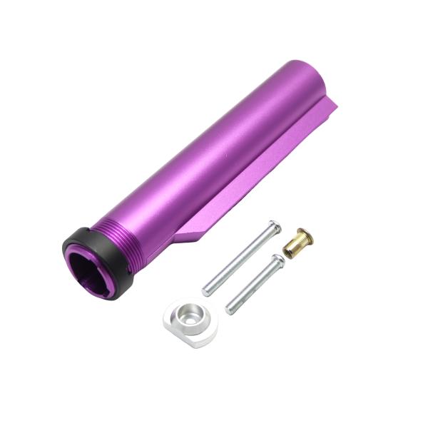 「ZepoR アルミ CNC 6ポジションストックパイプ ? 軽量＆耐久性を強化！東京マルイ スタンダードタイプ電動ガン M4シリーズ対応のCNC加工アルミ製ストックパイプ。6ポジション調整可能で、状況や装備に応じた最適なストック位置を設定...