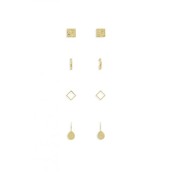 NEW YORK発の大人気ブランド【MOSSEL NEW YORK】のオリジナルアクセサリー！◆SIZE &amp; FIT  ・Brass bar（真鍮バー）：0.5 cm * 0.3 cm・Big circle（大円）：1.2 cm・S...