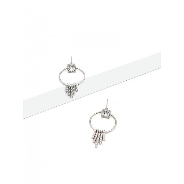 NEW YORK発の大人気ブランド【MOSSEL NEW YORK】のオリジナルアクセサリー！◆SIZE &amp; FIT  イヤリング：3.5 cm * 1.9 cm ◆PRODUCT DETAILS（製品詳細）・真鍮キャスト・ロジウム...