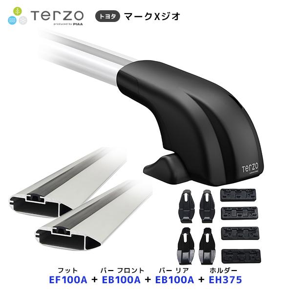 Terzo ルーフキャリア 取付セット●製品品番フット：EF100Aバーフロント側：EB100A（シルバー）バーリア側：EB100A（シルバー）取付ホルダー：EH375●適合車種名：マークXジオ年式：H19.9〜H25.11型式：ANA.G...