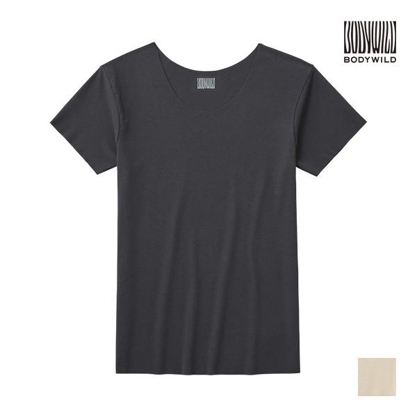 商品番号：BWD014ABODYWILD ボディワイルド Refind クルーネックTシャツ グンゼ GUNZE | tシャツ インナー 薄手 カットソー インナーシャツ 半袖 ティーシャツ 男性 メンズ 下着 肌着 紳士 旦那 メンズイン...