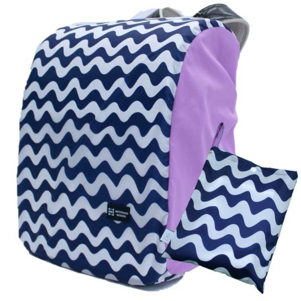 サイズ：フリー　A4ファイル対応の大きめランドセルもOK素材：撥水ナイロン生地　（撥水生地ですが、完全防水ではございません）ゴムがくるりと入っていて、ランドセルにすっぽりかぶせるだけなので、低学年でも着脱しやすいです。横からの雨や雪の侵入も...